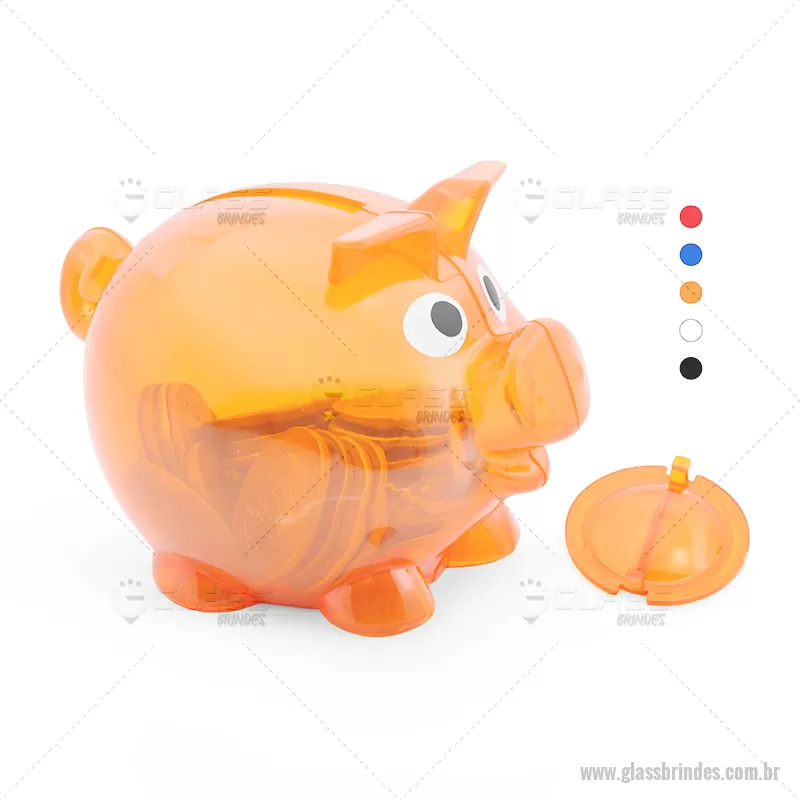 Cofre Porquinho Personalizado - GLACF007 - Cofrinho